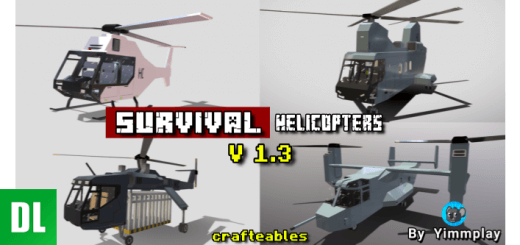 Survival Helicopters – Minecraft Addon